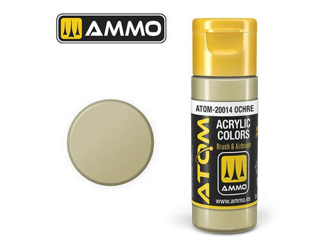 AMMO MIG ATOM akriliniai dažai Ochra, 20 ml (20014) - HOBi.lt – HOBi.lt 🔥