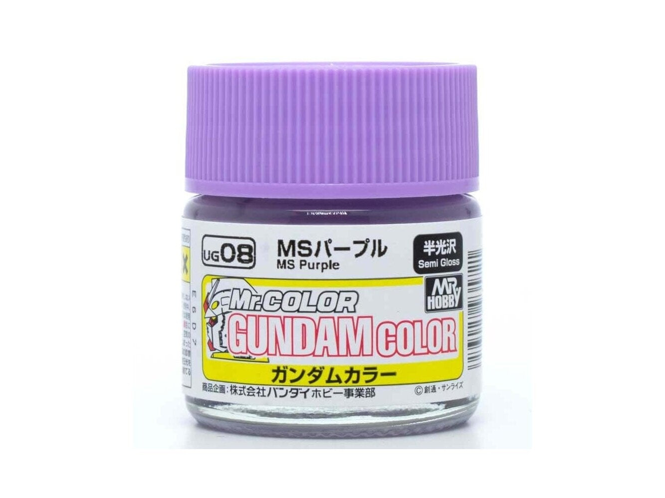 Mr.Hobby Gundam Color dažai MS Purple, pusiau blizgūs, 10 ml (UG-08 ...