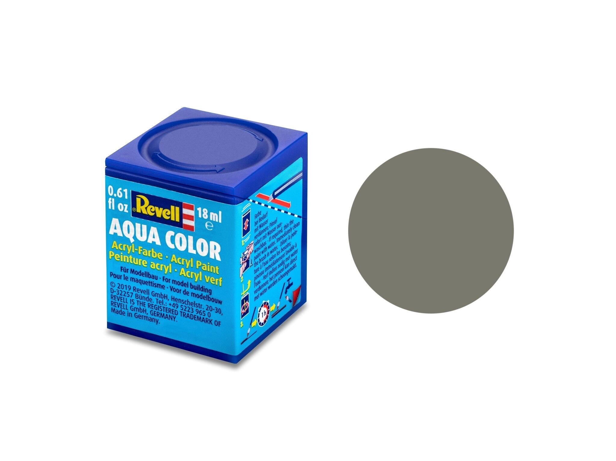 Revell Aqua Color akriliniai dažai, šviesiai alyvuogių, matinė, 18 ml ...